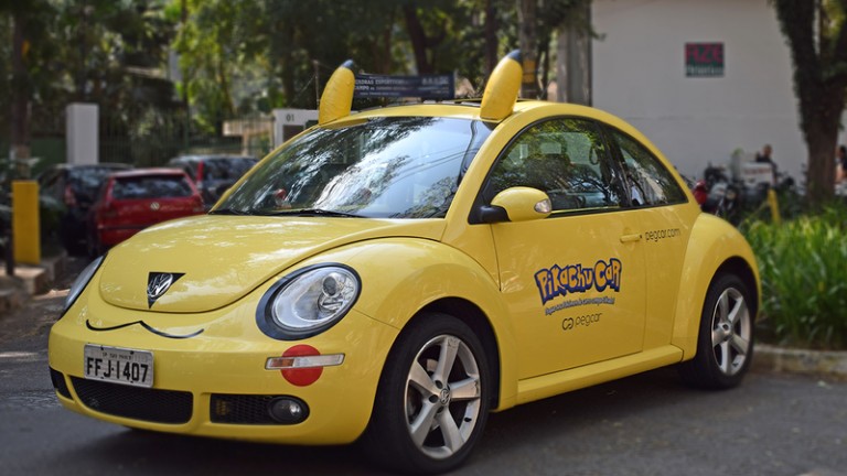 Caçada Pokémon ganha Pikachu Car – Revista Embarque